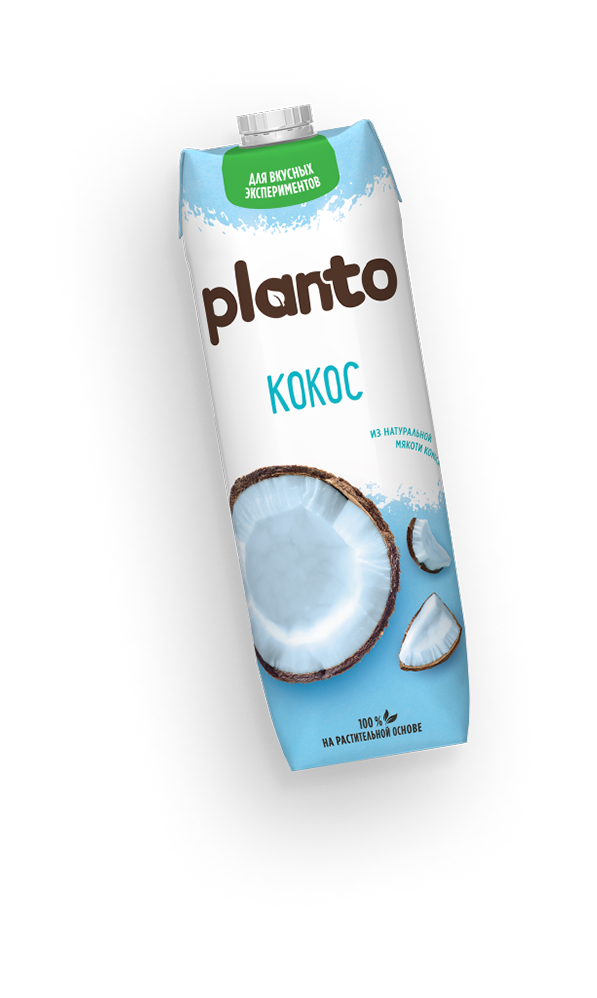 Planto Coconut - кокосовое молоко Планто на 100% растительной основе